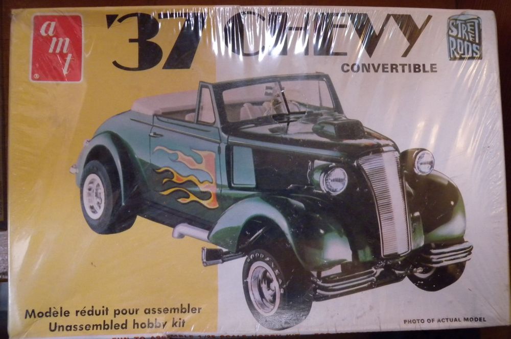 AMT '37 Chevy Cabriolet Modellbausatz (Neu und originalverpackt) in ...
