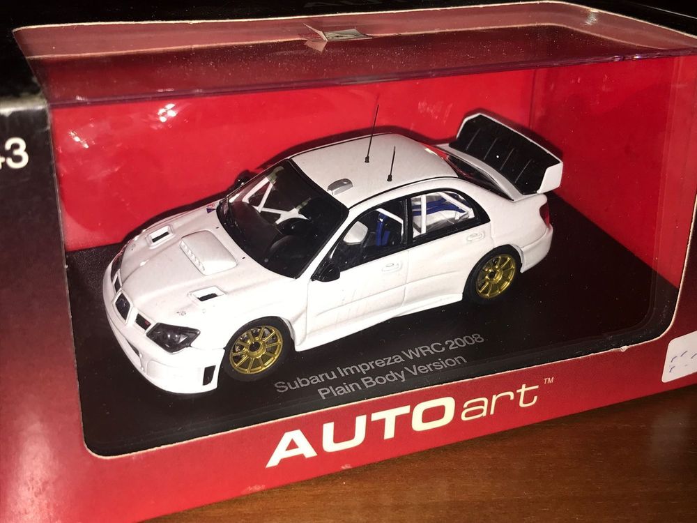 Subaru Impreza WRC 2008 Plain Body Version 1/43 RAR RAR RAR (Neu ...
