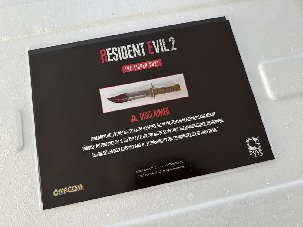 RESIDENT EVIL 2 LICKER 1/1 SCALE BUST EXCLUSIVE EDITION (Gebraucht) in ...