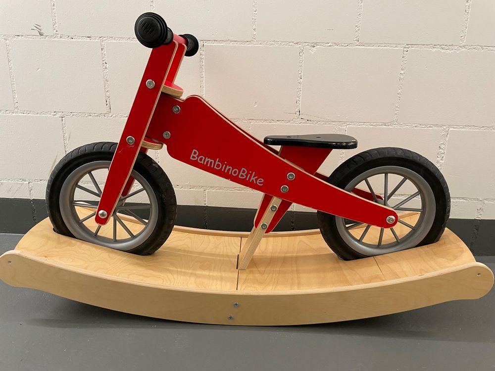 Laufrad aus Holz mit optionaler Wippe/Schaukel | Kaufen auf Ricardo