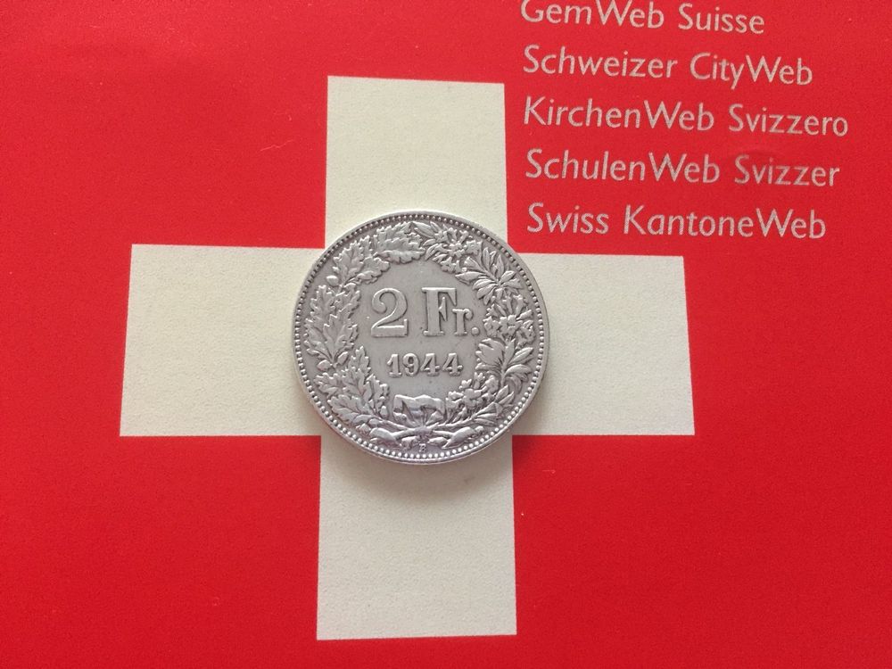 2 Franken 1944 ss-vz (Gebraucht) in Elsau für CHF 6.8 – mit Lieferung auf Ricardo kaufen