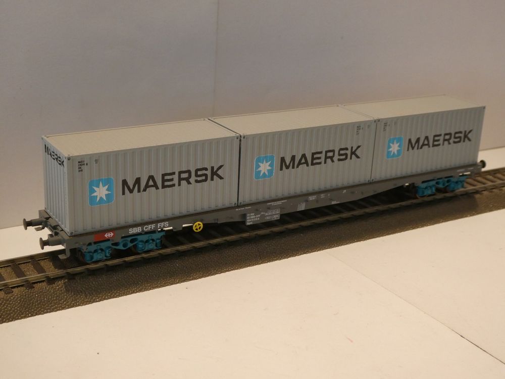 HAG 386 SBB Containerwagen MAERSK | Kaufen auf Ricardo