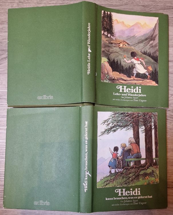 Johanna Spyri: Heidi - 2 Bände - Bilder von Tomi Ungerer (Gebraucht) in Röthenbach i. E. für CHF ...