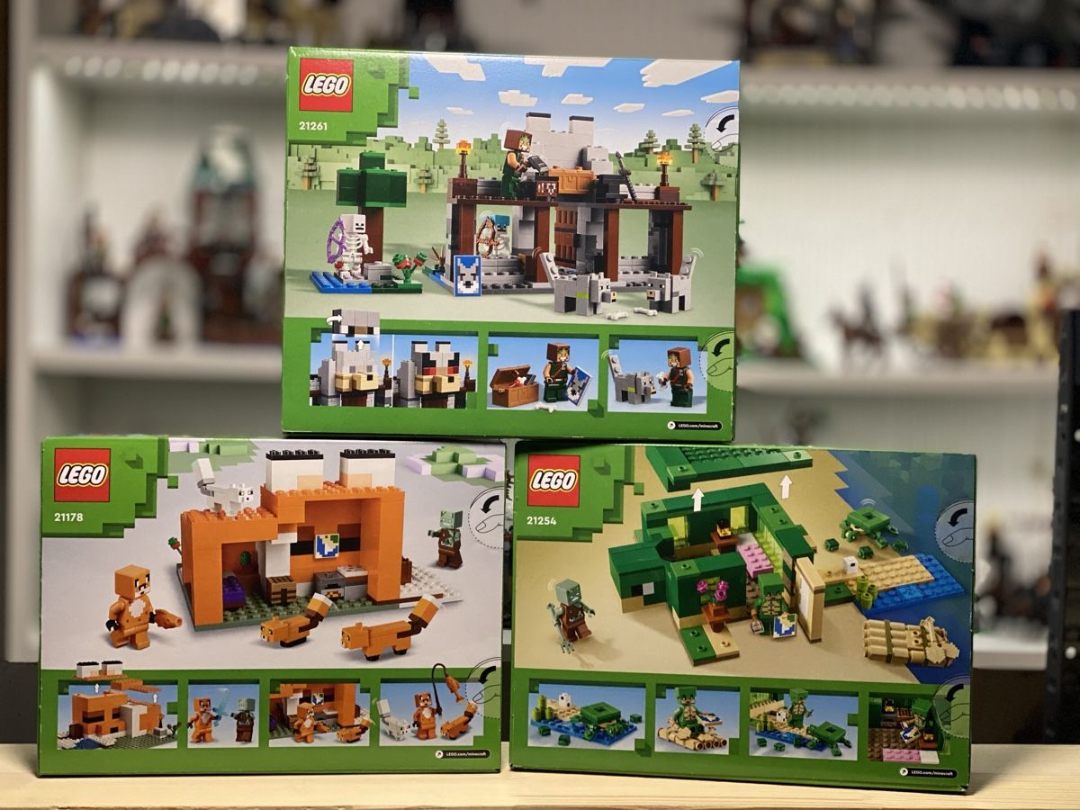 Lego Minecraft Bundle 21178, 21261, 21254 (Neu und originalverpackt) in ...