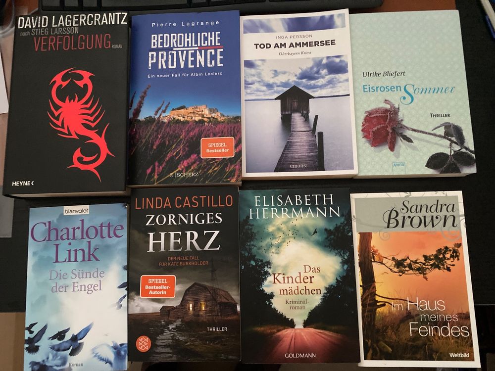 Wunderschöne Spannende Bücher Thriller Fotos