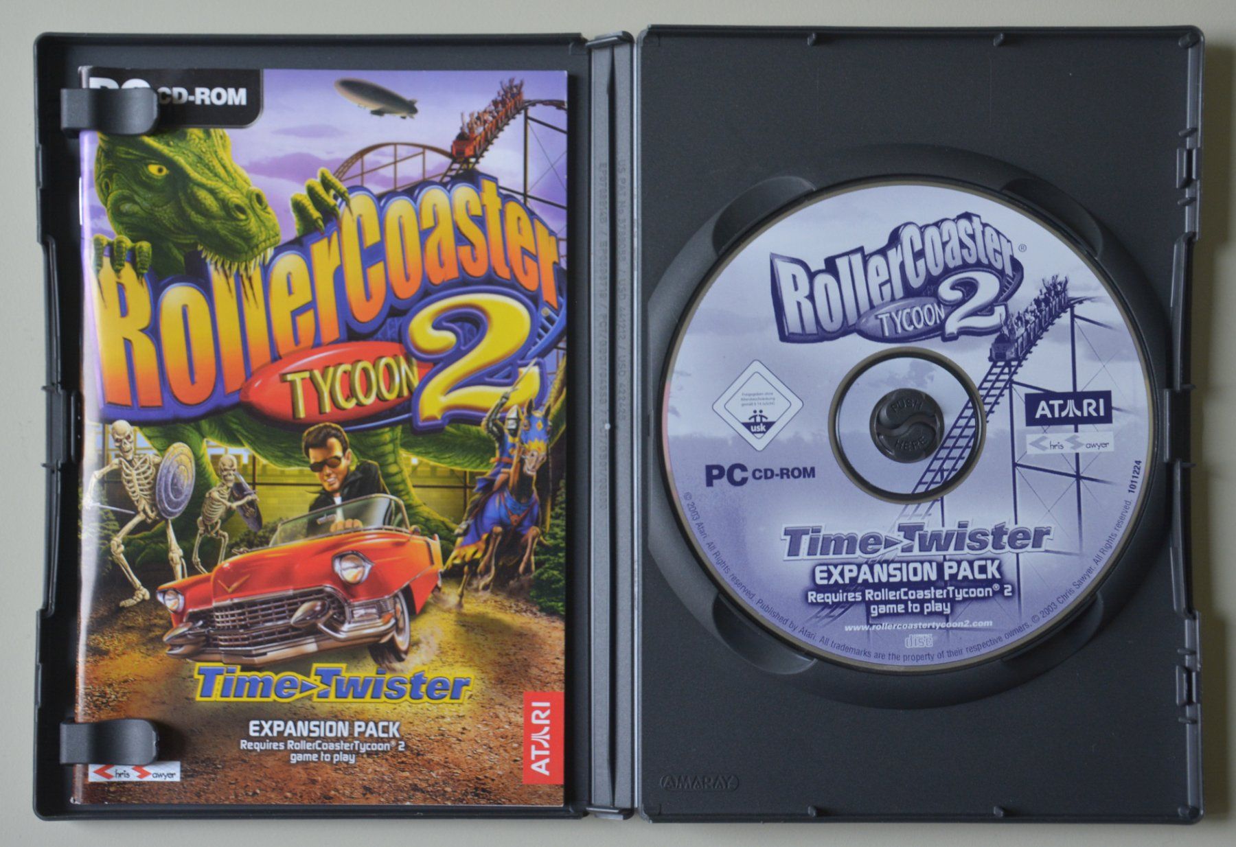 PC game: RollerCoaster Tycoon 2 - Time Twister (expansion) (Gebraucht ...