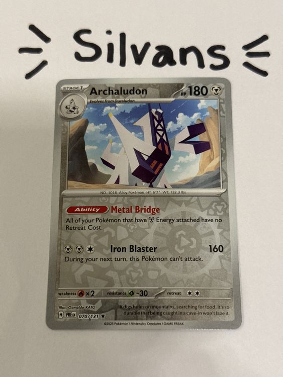 Archaludon Reverse Holo 070/131 Prismatic Evolutions EN (Neu (gemäss ...