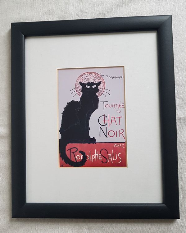 Rodolphe Salis Le Chat Noir - Nostalgie Bild gerahmt (Gebraucht) in ...