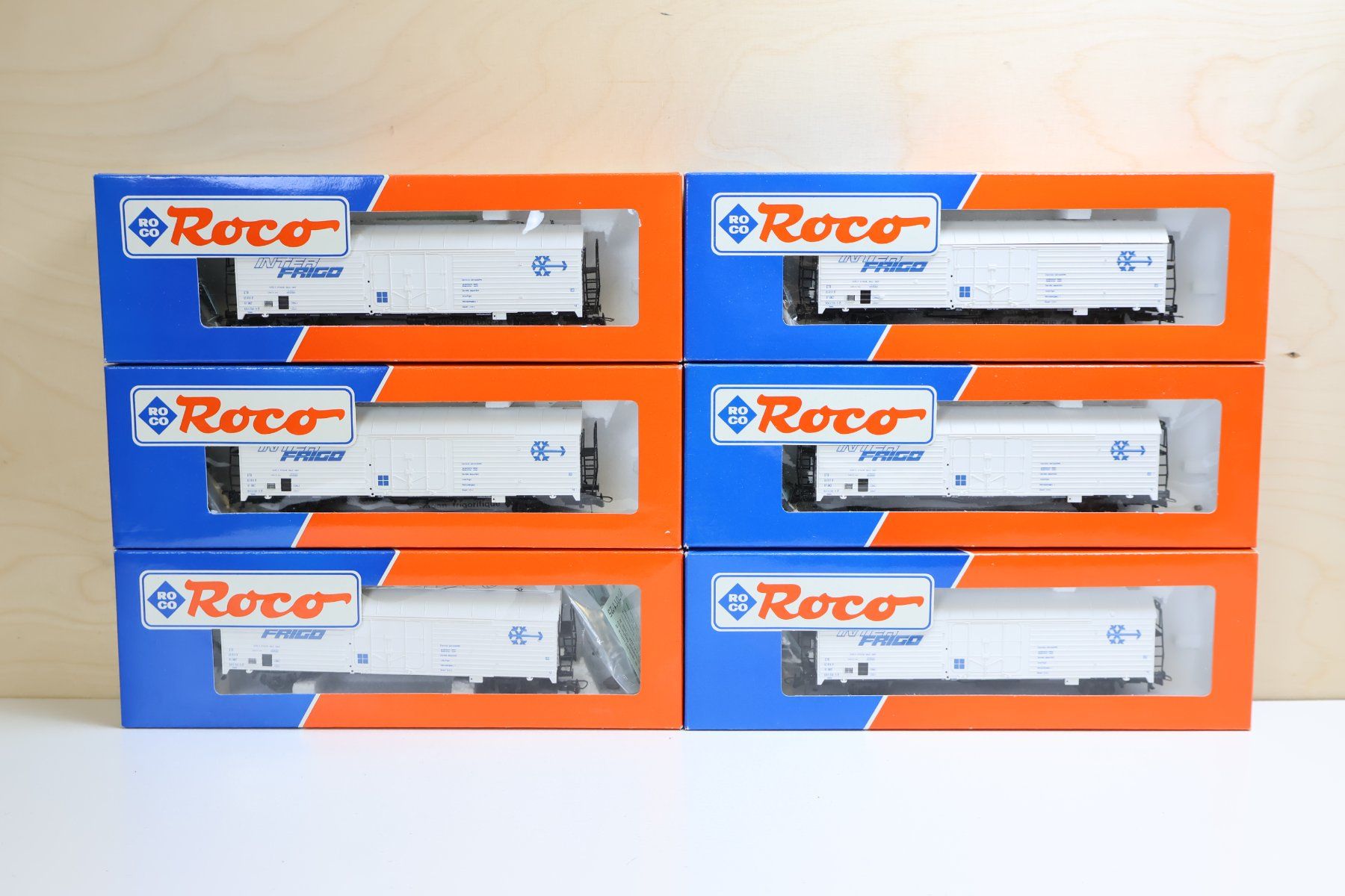 ROCO 6 x SNCF Güterwagen Frigo 46442 - H0 schöne Modelle (Gebraucht) in ...