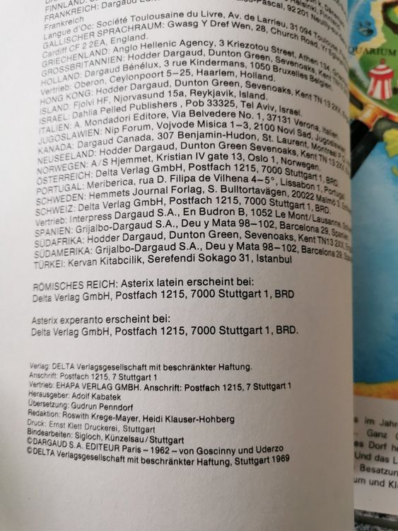 Asterix - Asterix als Gladiator Band III, 1969 (Gebraucht) in Tägerschen für CHF 8.9 – mit ...