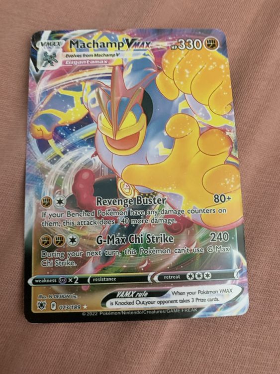 Machamp VMAX - Seltene Pokémon Karte - Top Zustand! (54) (Neu (gemäss ...