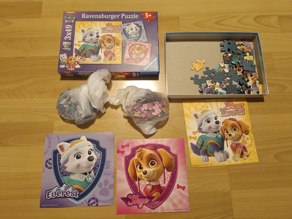 Paw Patrol Puzzle Skye und Everest | Kaufen auf Ricardo
