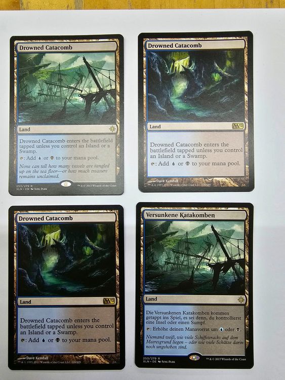 MTG Playset Drowned Catacomb Karten 4Stk. (Gebraucht) in Rüti ZH für ...
