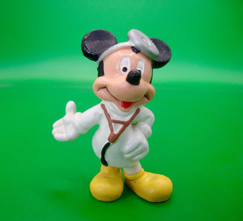 Mickey Mouse Arzt Bullyland handpainted ab 1977 7cm Disney (Gebraucht ...