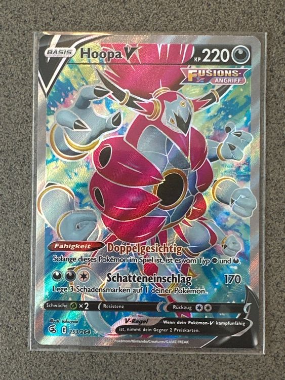 Hoopa V Full Art Fusionsangriff Deutsch (Neu (gemäss Beschreibung)) in ...