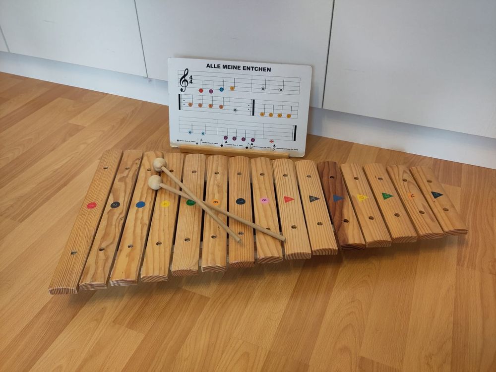 Xylophon aus Holz (Gebraucht) in Grüningen für CHF 45 – nur Abholung ...