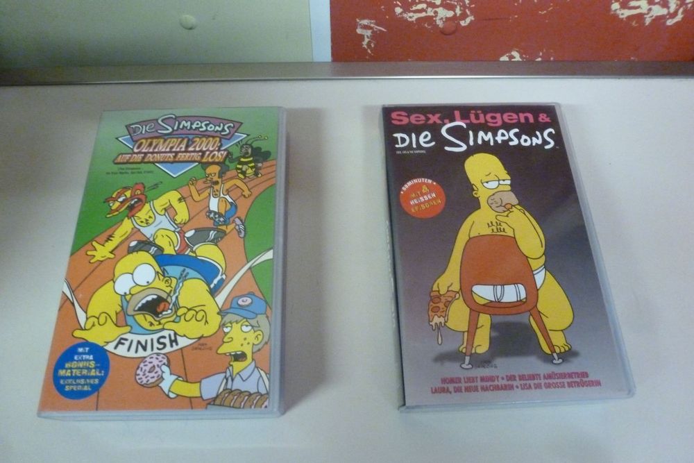 Simpsons VHS Tapes (Gebraucht) in für CHF 14.95 – mit Lieferung auf ...