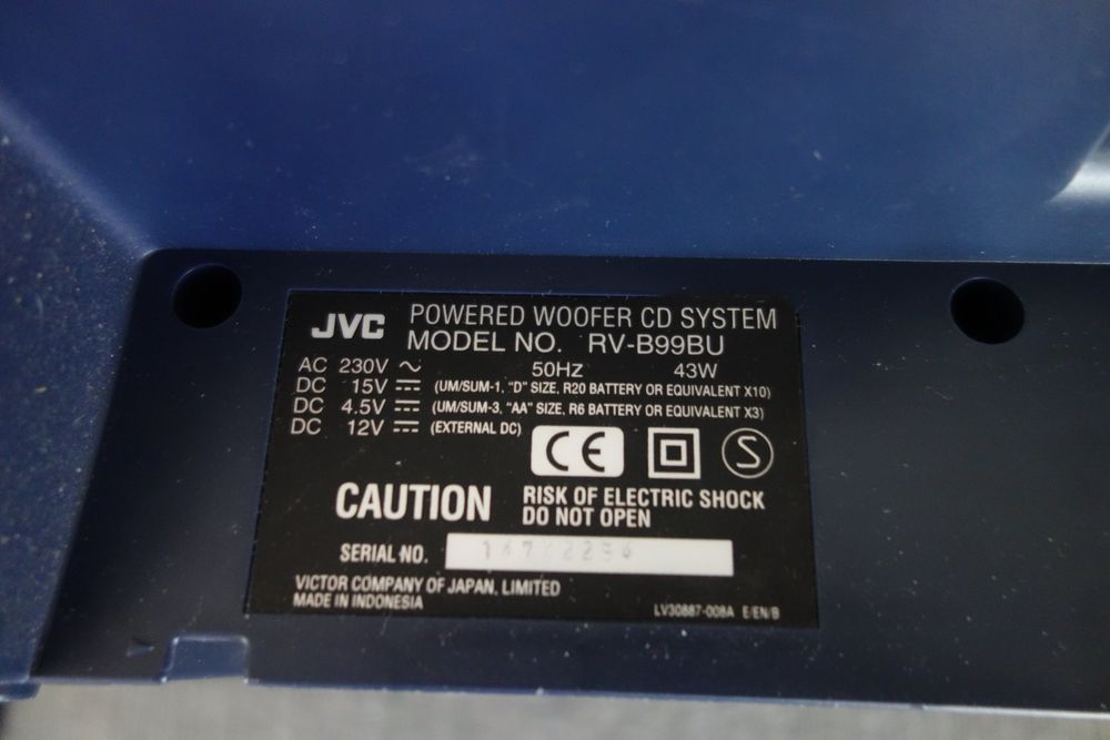 JVC Ghettoblaster, RV-B99 | Kaufen auf Ricardo