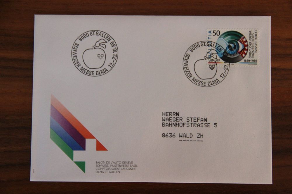 Schweiz 1989 - Schweizer Messe OLMA (Neu (gemäss Beschreibung)) in Jona für CHF 0.5 – mit ...