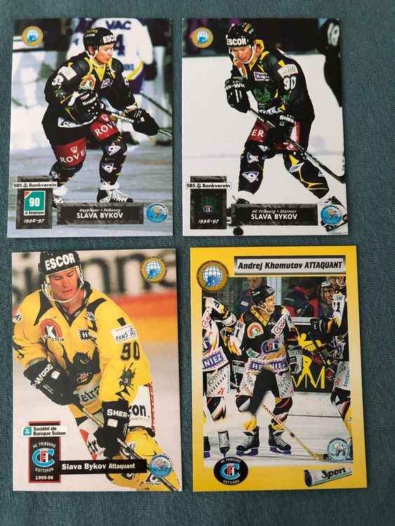 Bykov Khomutov Fribourg Gotteron Hockey Card (Gebraucht) in ...