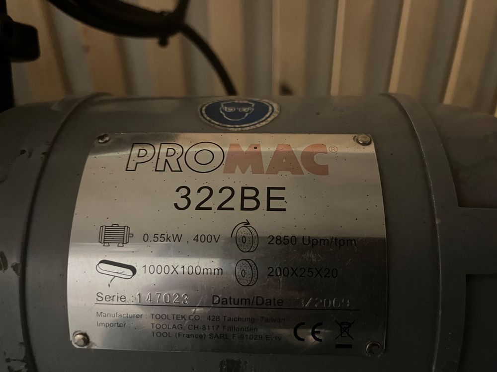 PROMAC Kombi-Bandschleifmaschine 322BE1 | Kaufen auf Ricardo