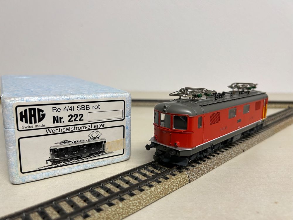 HAG 222 E-Lok Re 4/4 I SBB H0 WS (Neu und originalverpackt) in Reitnau für CHF 139 – mit ...
