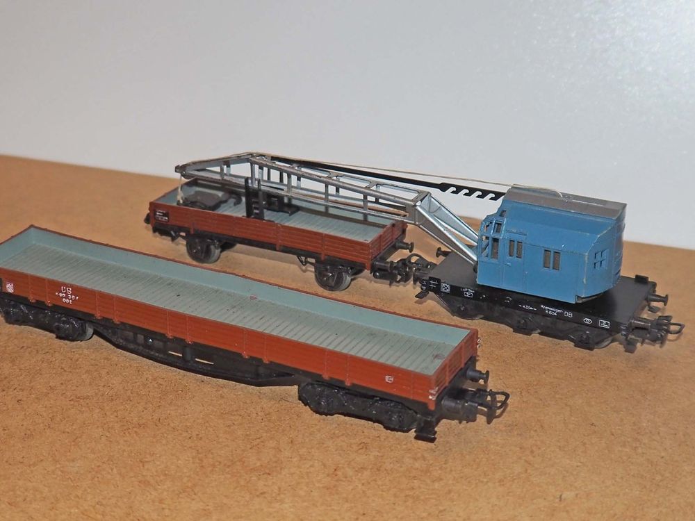 Märklin DB Kranwagen Krupp-Ardelt mit Niederbordwagen (Gebraucht) in ...