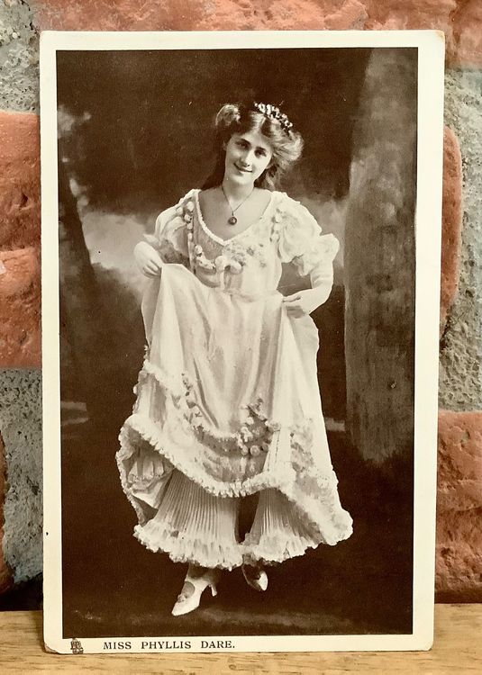 1906 Antike Foto AK - MISS PHYLLIS DARE - Aus England (Gebraucht) in Root für CHF 1.5 – mit ...