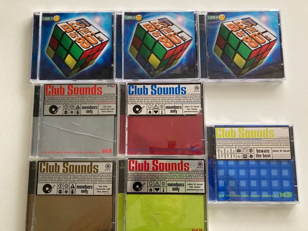18 CD Best of the80s, Club Sounds, Hit Giganten, Chart Shows | Kaufen ...