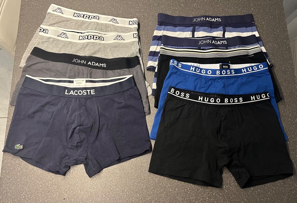 Boxershorts 9x Gr. L (Hugo Boss/Lacoste/John Adams/Kappa) (Gebraucht ...
