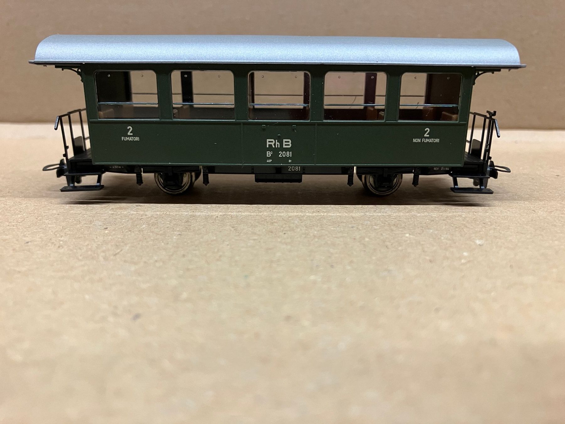 Bemo 3238 121 RhB Zweiachs-Personenwagen 2. Kl., Ep. II (Neu (gemäss ...