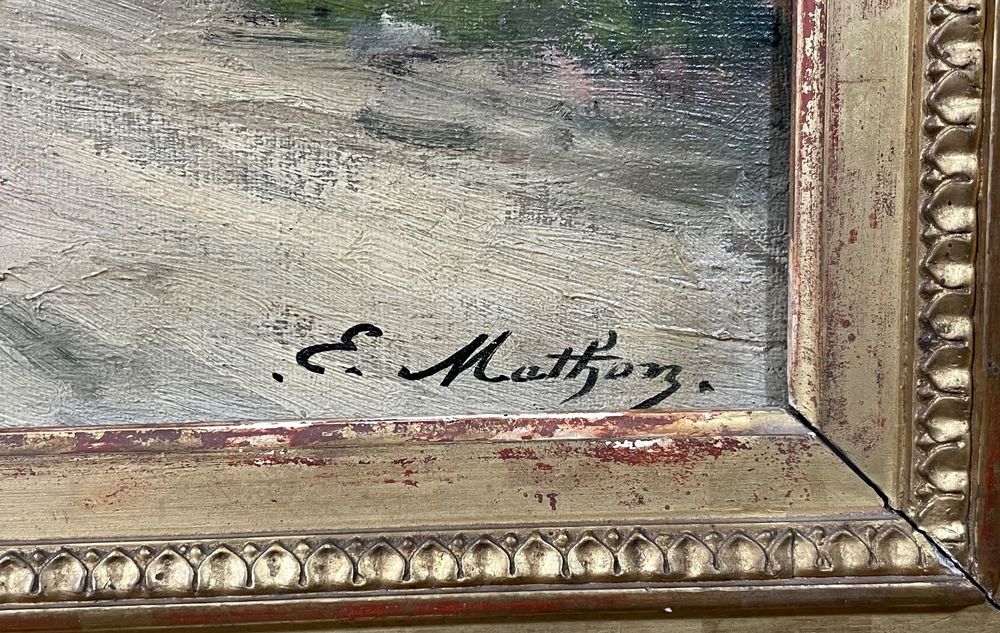 Emile Louis Mathon grosses Gemälde (Gebraucht) in Root für CHF 1025 ...