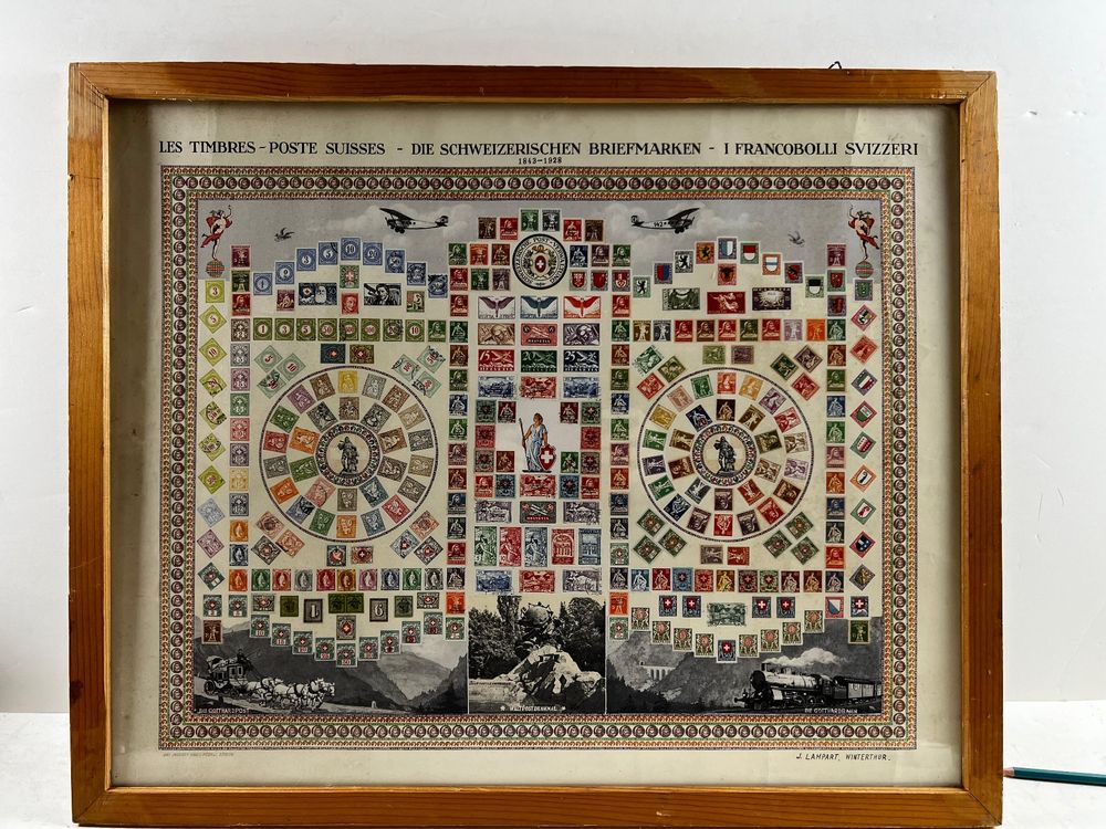 Die Schweizerischen Briefmarken 1843-1928 Lithographie H.Sig (Gebraucht) in Neuhausen am ...