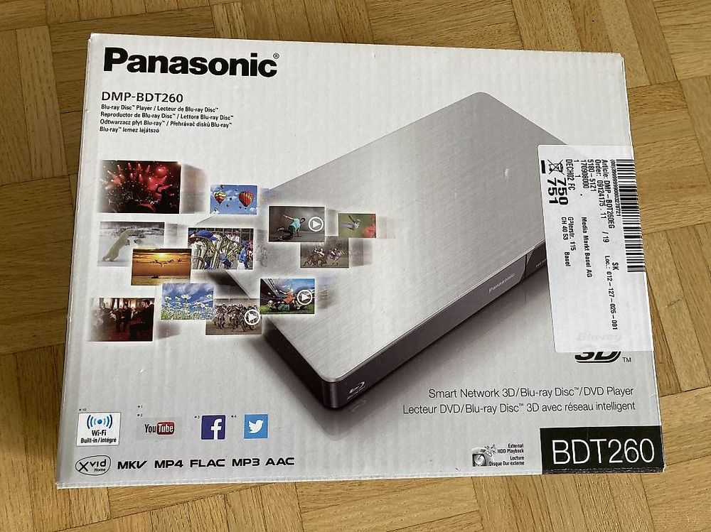 Smart Network 3D Blu-ray Disc/ DVD Player DMP-BDT260 (Gebraucht) in ...