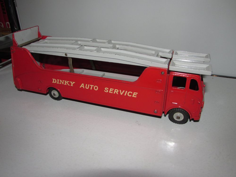 Autotransporter Car Carrier and Trailer Dinky 984/985 OVP ! (Gebraucht ...