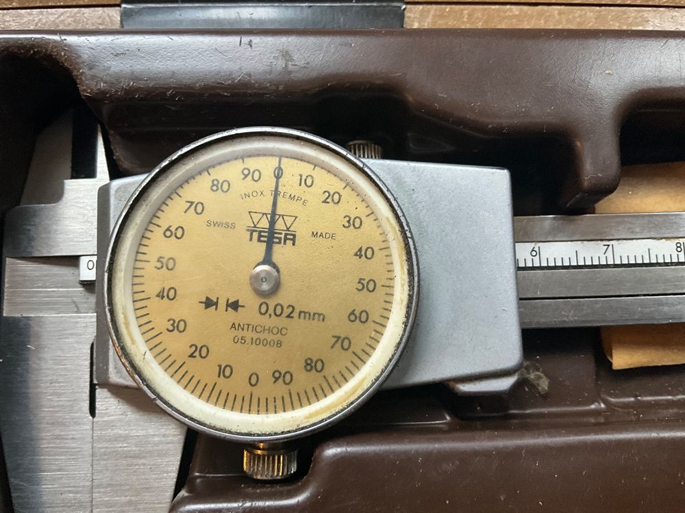 Schieblehre der Marke TESA Swiss Made, in Plastik Box (Gebraucht) in ...