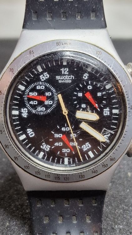 Getragene 2002 Swatch Irony 150 Jahre Jubiläumsedition UBS (Gebraucht ...