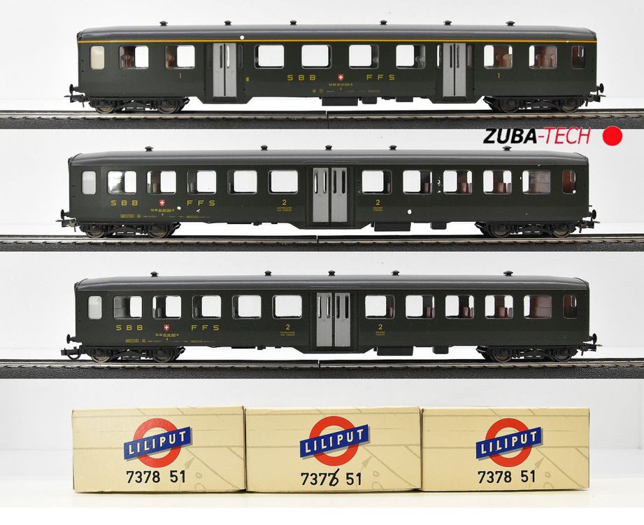 Liliput 3x Leichtstahlwagen SBB H0 GS mit OVP (Neu (gemäss Beschreibung)) in St. Gallen für CHF ...