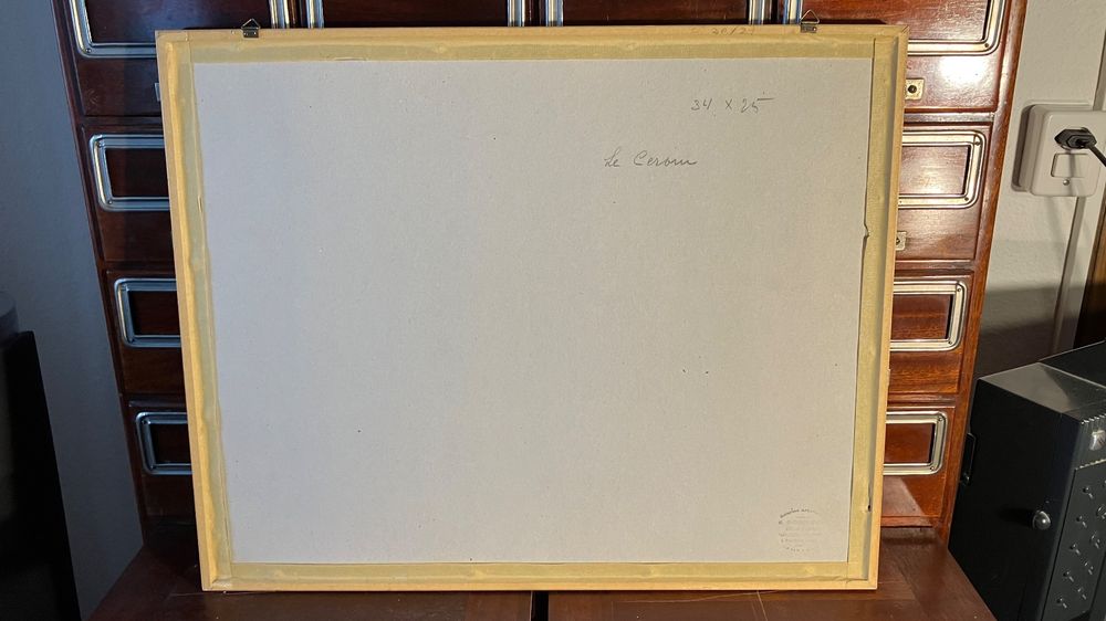 Aquarelle Cervin Aquarell Matterhorn signé CORBAZ signiert (Gebraucht) in St-Cierges für CHF 64 ...