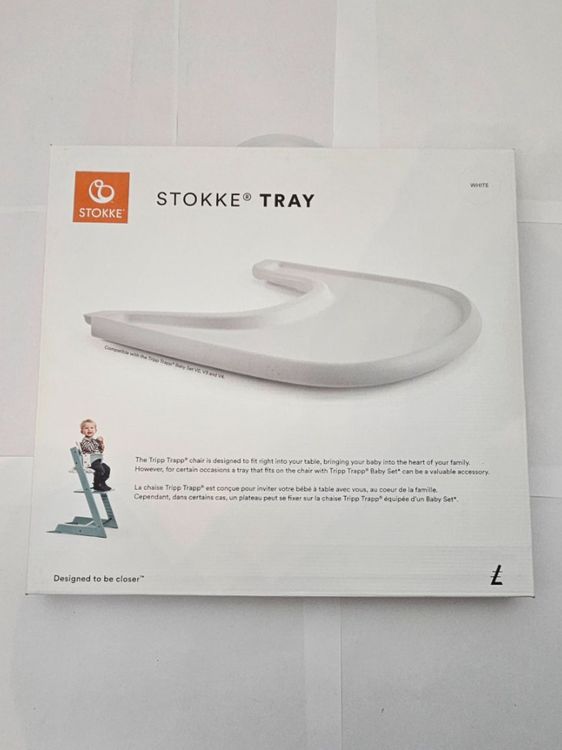 Stokke Tripp Trapp Essbrett "TRAY" Tischchen Weiss | Kaufen auf Ricardo