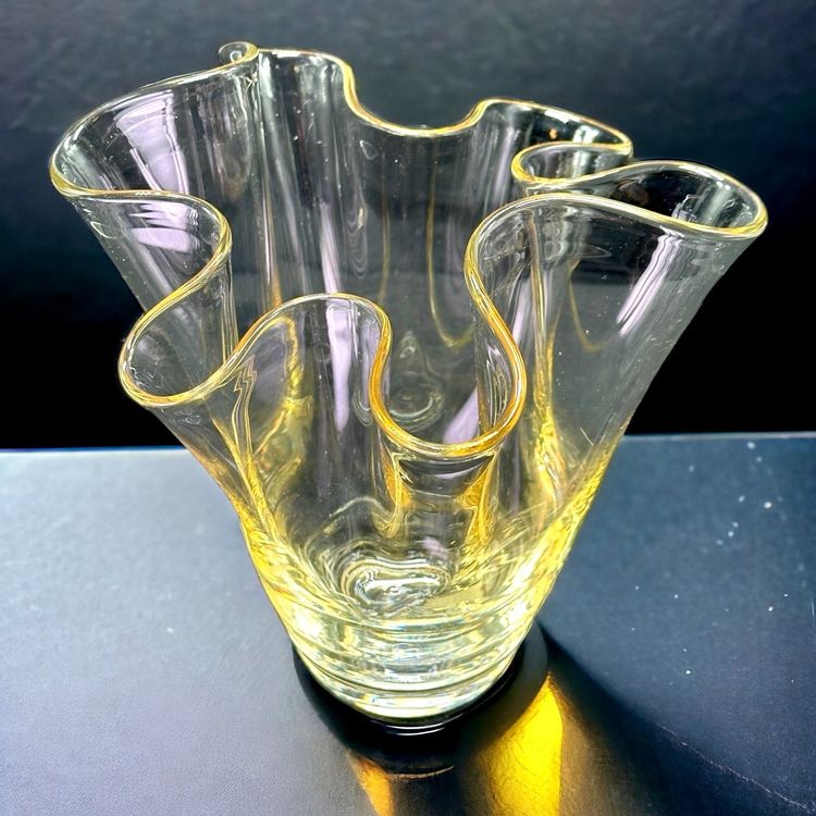 Vase Laguna Transparent par Holmegaard pour Lütken, 1950s (D'occasion ...