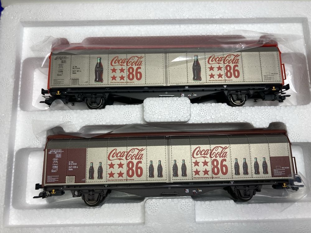2 er Set Märklin Coca Cola Wagen 48345 (Neu und originalverpackt) in Niederbipp für CHF 52 – mit ...