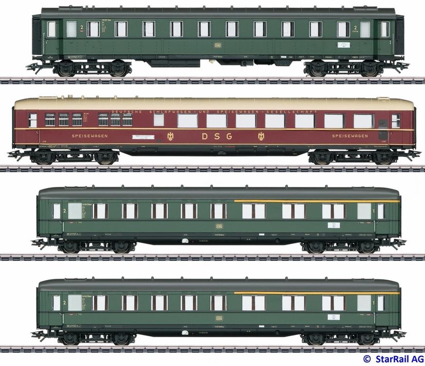 Märklin 43279 Schnellzugwagen-Set (Neu und originalverpackt) in ...