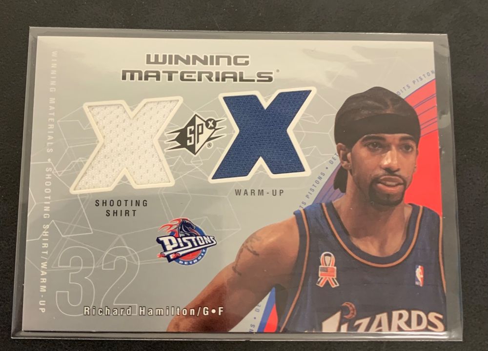 NBA Richard Hamilton Game Worn Material Card (Neu (gemäss Beschreibung ...