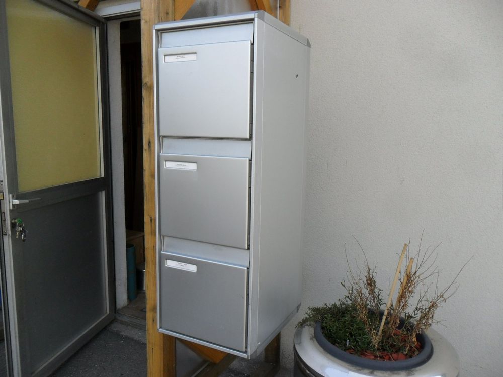 Briefkasten 3er mit Packet Fach Milchkasten | Kaufen auf Ricardo