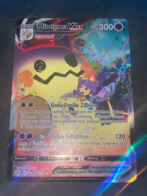 Pokemonkarte Mimigma Vmax (Neu (gemäss Beschreibung)) in Neuhausen für CHF 15 – mit Lieferung ...