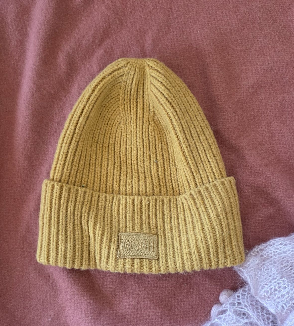 Mustard MSCH Copenhagen Wool Blend Beanie Hat (Gebraucht) in Oberrieden ...