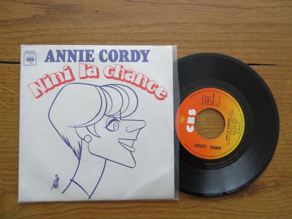 Annie Cordy - Nini la Chance - Single Schallplatte CBS (Neu (gemäss ...