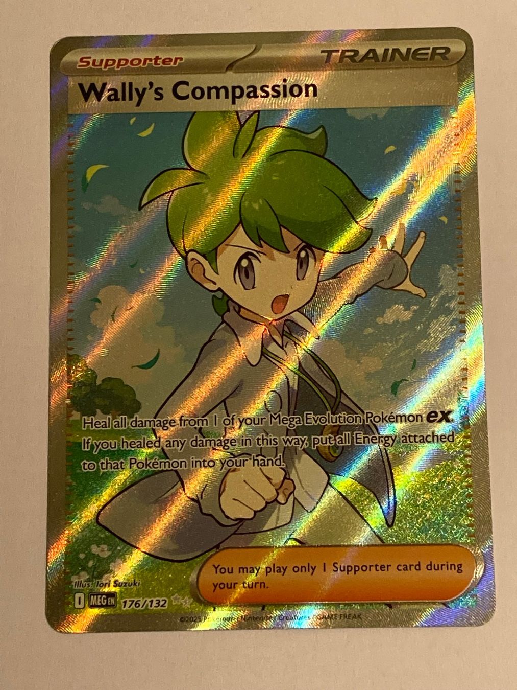 Pokemon MEGA EVOLUTION Wally`s Compassion 176 / 132 🇬🇧 EN (Neu (gemäss ...