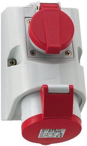 AP Steckdose Komb.CEE Bals 5P 16A 400V 6h rot IP44 T25 (Neu und ...